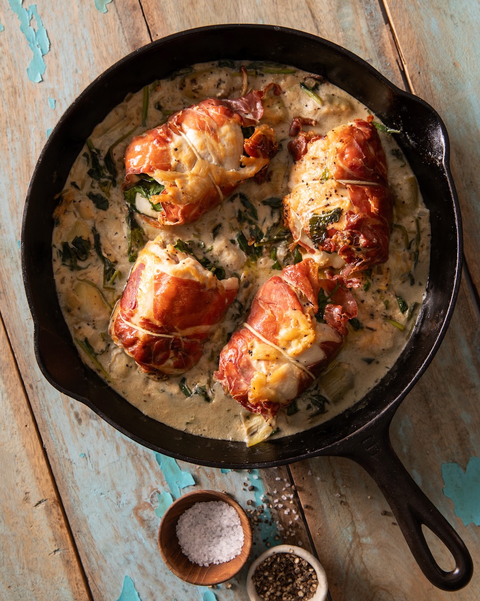 Martha Stewart-Inspired Keto Chicken Roll Ups - Table Magazine