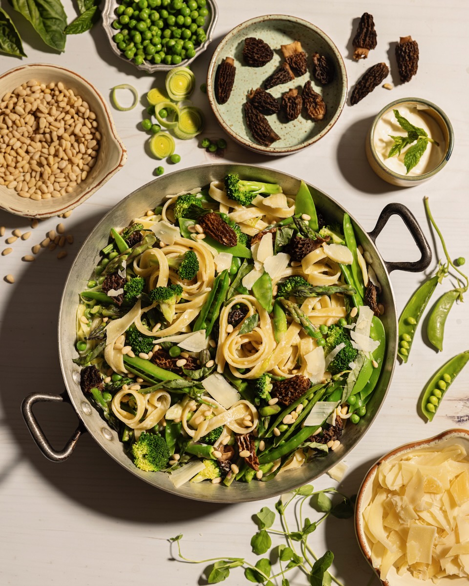 Pea Pasta Primavera - Table Magazine